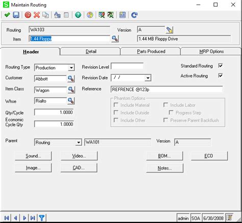 Maintain Routing In Sage 500 Erp Step By Step Guide