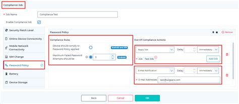How To Use Password Policy Compliance Job In Suremdm 42gears