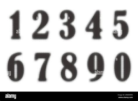 Pixel Font Numbers Hi Res Stock Photography And Images Alamy