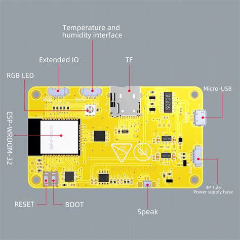 Esp32 Arduino Lvgl Placa De Desarrollo Wifi Y Bluetooth Pantalla De