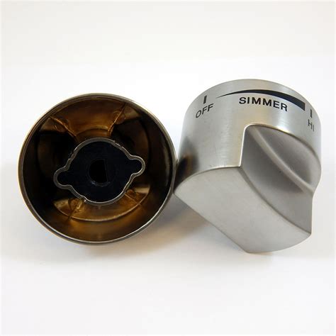 Viking Gas Range Stainless Knobs Part 035881 000 Used Major