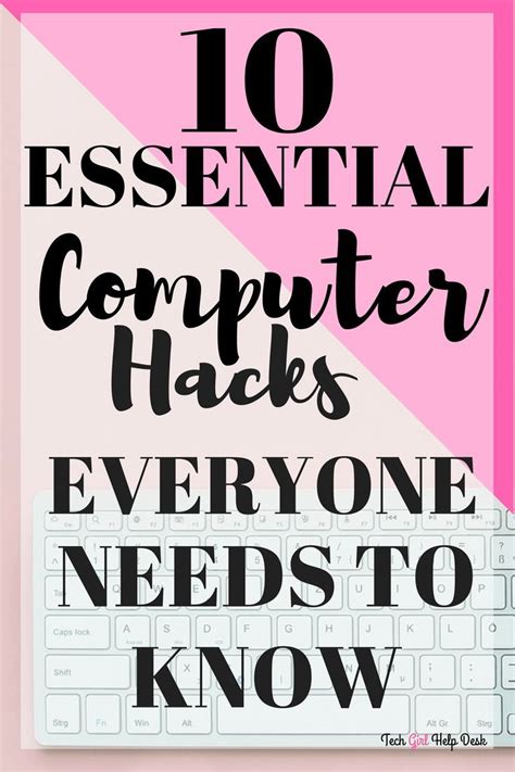 10 Basic Computer Tips And Keyboard Shortcuts That Will Save You So Much Time Hacking Computer
