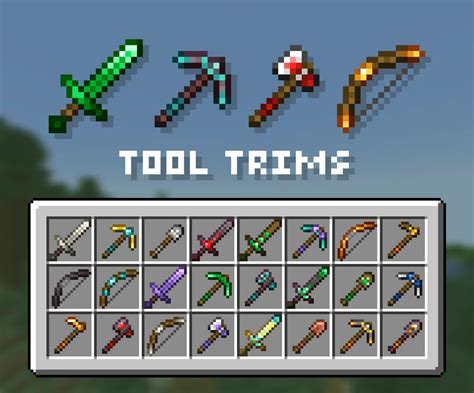 Tool Trims Minecraft Fan Art 45176265 Fanpop