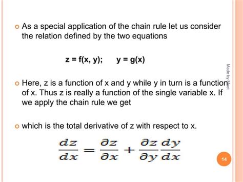 Implicit Function And Total Derivative Pptx