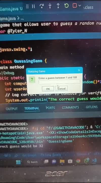 Developed A Number Guessing Game In Java Chhavi Tiwari Posted On The Topic Linkedin