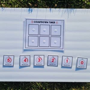 PHYSICAL COPY Visual Timer Board Countdown Behavior Visuals Classroom Management