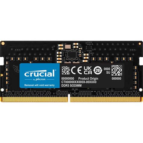 Crucial 8gb 16gb 32gb Ddr5 4800 Mhz Sodimm Laptop Memory Bermor Techzone