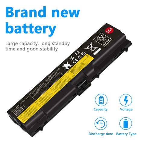 Used 5200mAh SL410 Battery For Lenovo Thinkpad T410 T420 T510 T520 W510 W520 SL510 UBB Threads