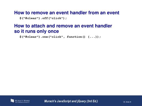 Murachs Javascript And Jquery 3rd Ed Ppt Download