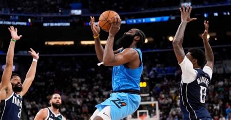 전성기 부활 하든 29점 14어시스트 폭발 클리퍼스 댈러스 완파하며 4연승