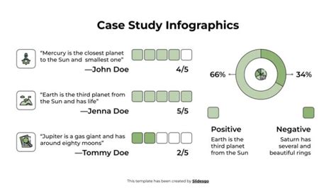 사례 연구 인포그래픽 템플릿