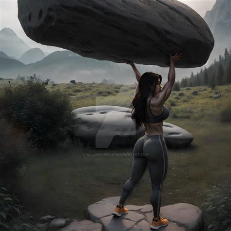 Sofia Plays With Rocks By Willowtreecat On Deviantart