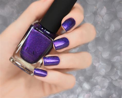 Purple Plasma Electric Purple Holographic Nail Polish By Ilnp