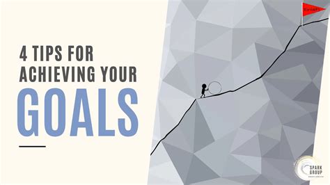 4 Tips For Achieving Your Goals Spark Group Nonprofit Development