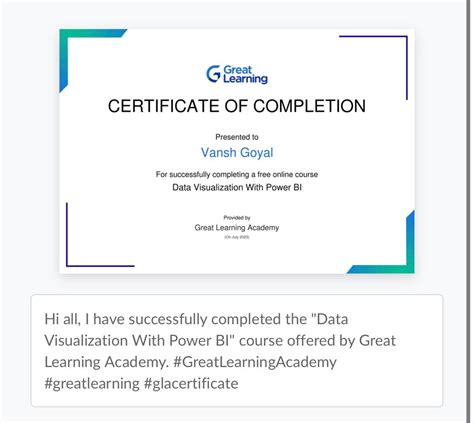 Goyal Vansh On Linkedin Datavisualization Powerbi Greatlearningacademy Dataanalytics