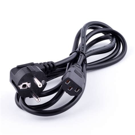 Шнур Cee 7 7 Iec C13 3х0 75 3 м черный купить по цене 207 грн в Киеве и Украине Vseplus 334758