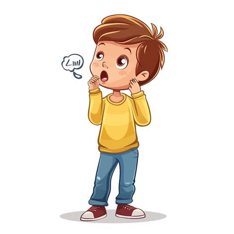 Expresión De Sorpresa Clipart Dibujado A Mano Dibujos Animados