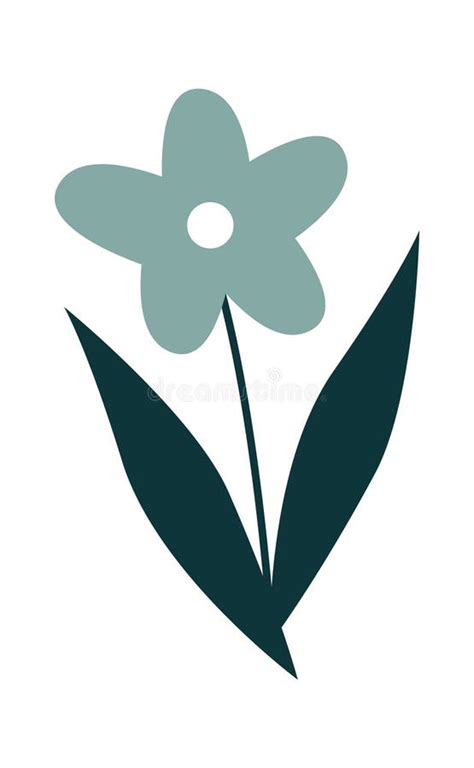 Flower On Stem Stock Vector Illustration Of Branch 274148879