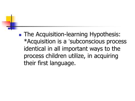 Ppt Second Language Acquisition Powerpoint Presentation Free Download Id 349941