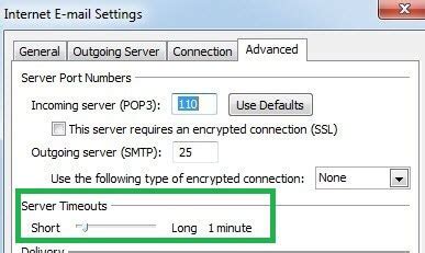 Solution To Fix Microsoft Outlook Timeout Error X A