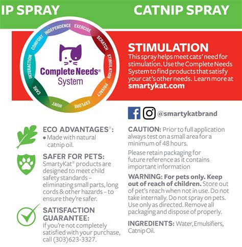 Smartykat Catnip Mist Pure And Potent Catnip Infused Liquid Catnip Spray For Cats 7 Oz