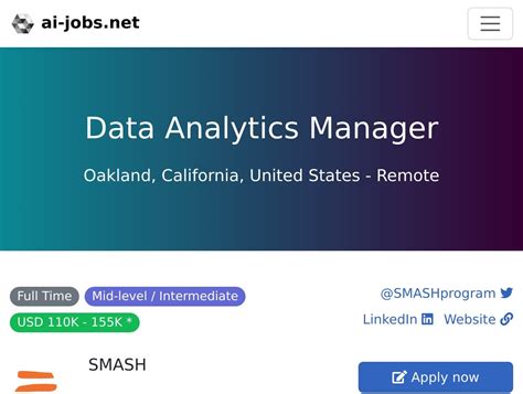 Hiring Data Analytics Manager Remote Raimljobs