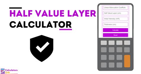 Half Value Layer Calculator