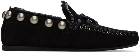 Isabel Marant Black Faomee Loafers Ssense