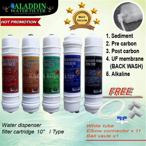 Korea Tech Water Filter Halal Sediment Pre Carbon Post Carbon Uf Membrane Alkaline Filter Lazada