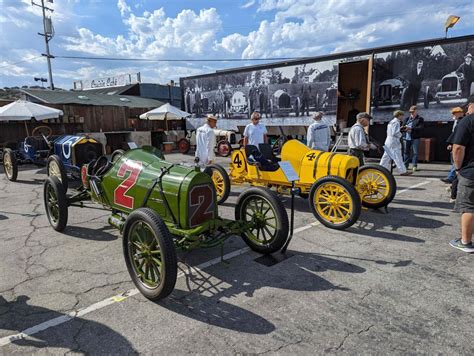 2022 8 16 Ca Tm Monterey Historics Ragtime Racers 1917 Ford Racer Car 2 1910 National Racer Car