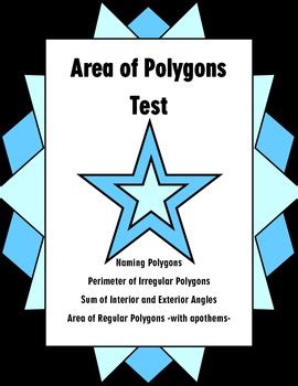 Geometry Test Area Of Polygons By Dr Pepper Lover TPT