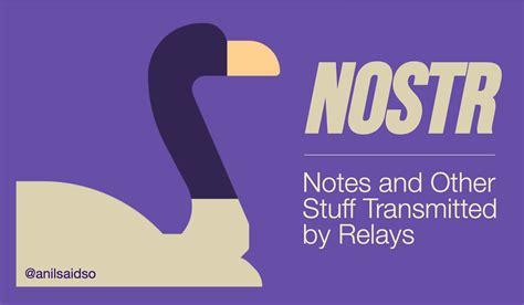 Nostr Notes And Other Stuff Transmitted By Relays Guiding Millennials