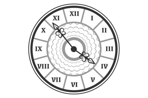 Antique Clock Face Arrow And Vintage Orn Graphic By Vectortatu Creative Fabrica