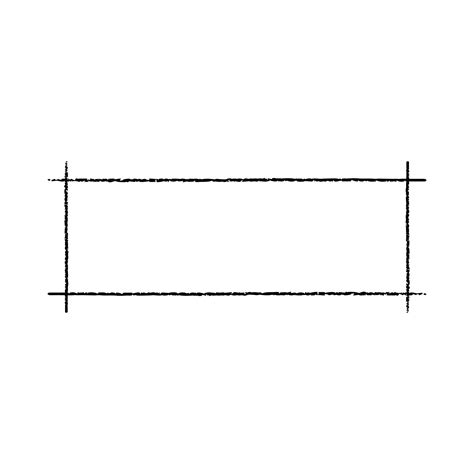 Premium Vector Frame Rectangle Elongated Texture Element Outline