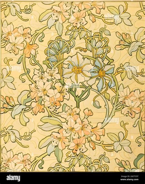 Alphonse Mucha Pattern Alphonse Mucha Precious Gems Posters Set Art