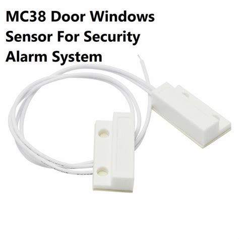 1pair Mc38 Wired Magnetic Contact Reed Switch For Door Window Security Alarm System Nc Normally