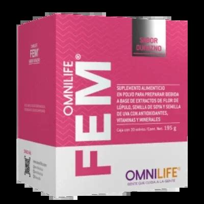 Omnilife Fem Caja Con 30 Sobres Contenido Neto 195 Gramos Omnilife
