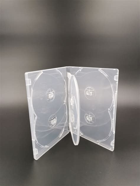 Футляр ДВД на 6 дисков с треем прозрачный для Dvd R Dvd Case Multi коробка для диска бокс