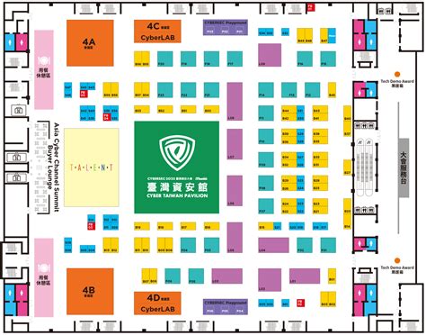 會場平面圖 Cybersec 2022 臺灣資安大會