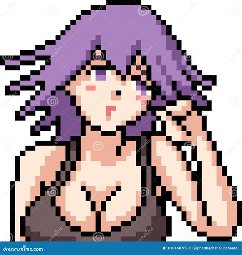 Vector Pixel Art Anime Gil 118468769