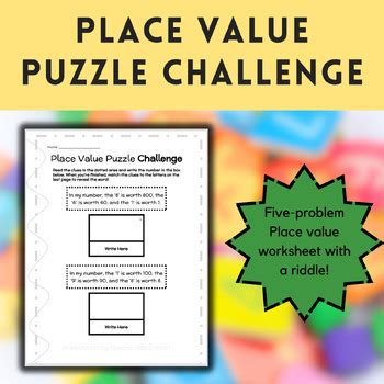 Place Value Puzzle To The Hundreds Place By Beyond Basic Math Tpt