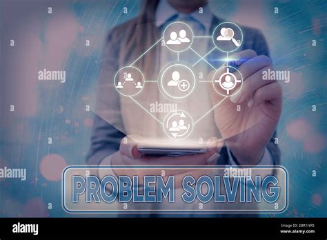 Handwriting Text Writing Problem Solving Conceptual Photo Process Of Finding Solutions To