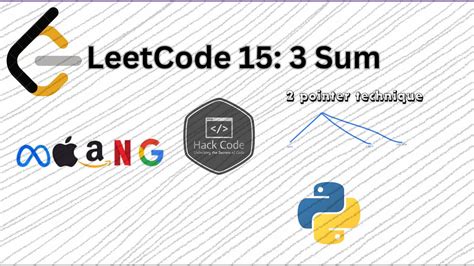 Mastering Amazon Question Leetcode 15 Solution To 3 Sum Maang Python Interview Hack