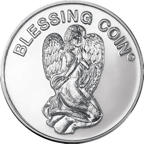 Blessing Angel Coin Angel Coins Pocket Stones And Tokens