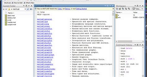Cara Menggunakan Help Matlab