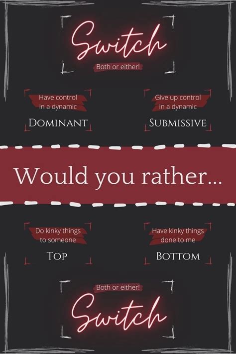 Switches And Switching In Kink BDSM KYNK