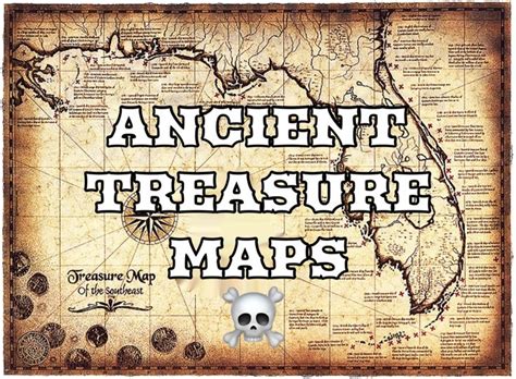 ANCIENT TREASURE MAPS Treasure Maps Nautical Map Map