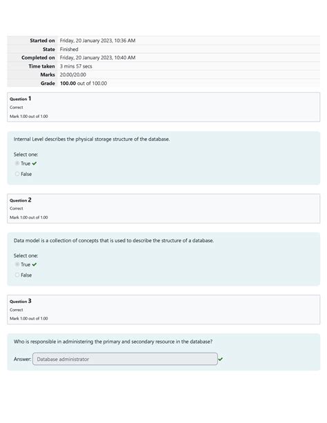 Fundamentals Of Database System Started On Friday January AM State Finished