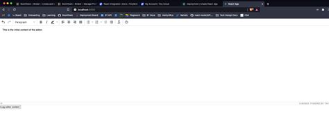Github Marksun React Tinymce Demo