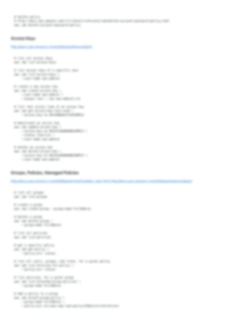 Solution Aws Cli Cheatsheet Studypool